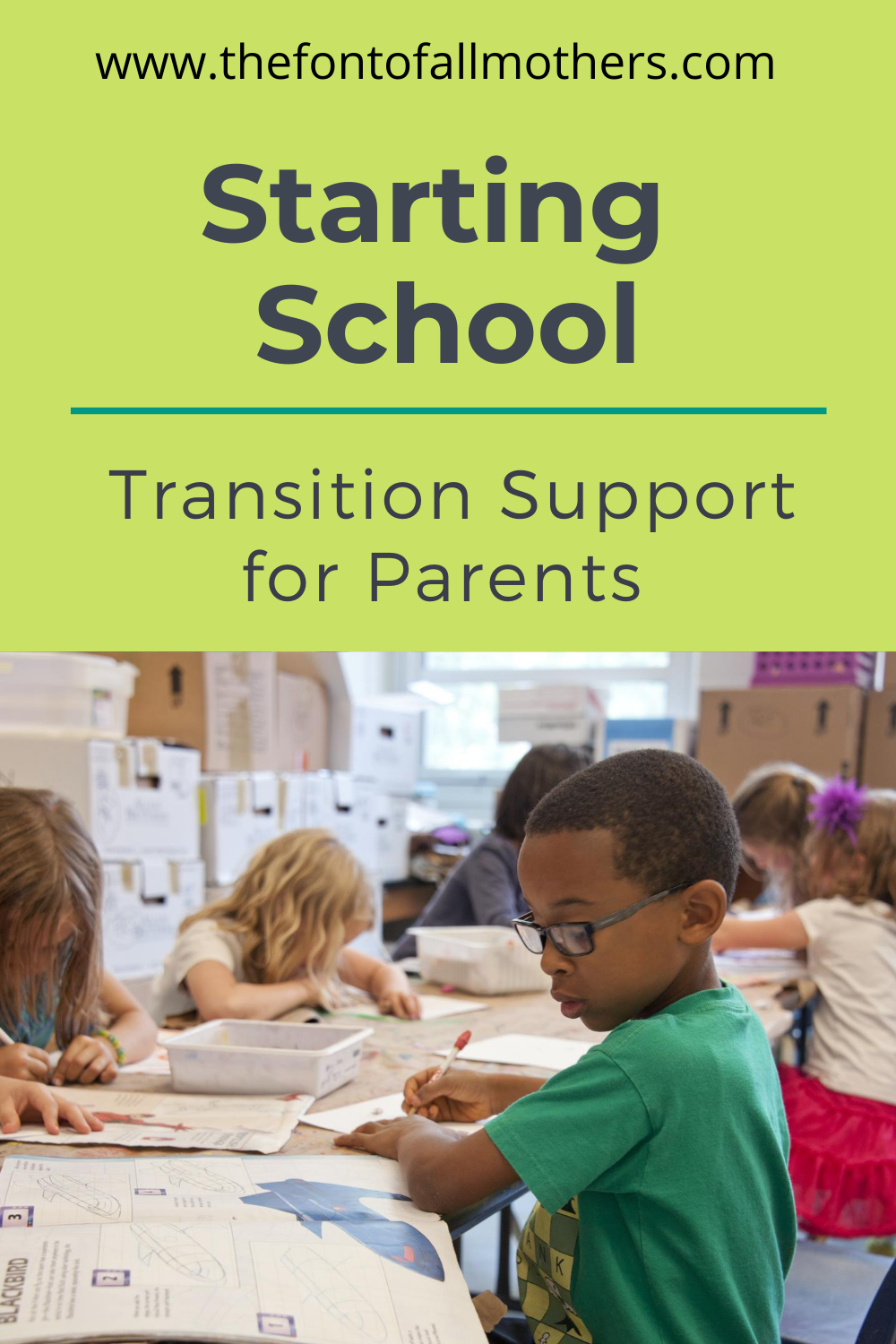 Starting School: Transition to Reception – The Font of All Mothers